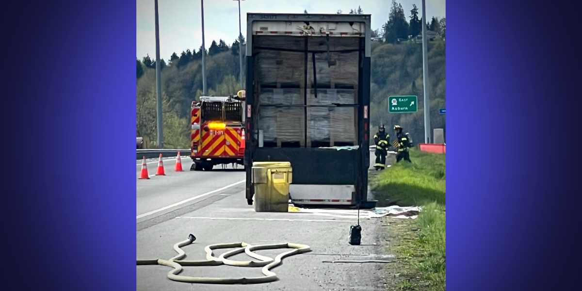 Hazmat response shuts down lanes on southbound SR 167 near SR 18 Monday ...